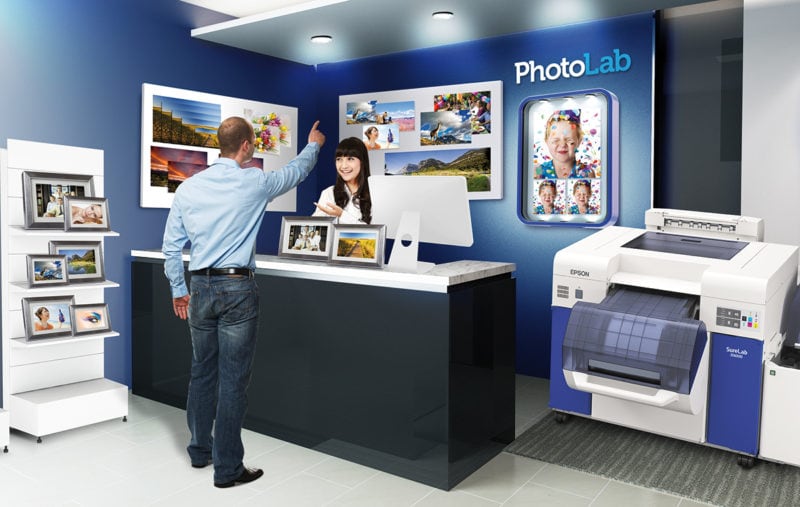 Epson SureLab SL-D3000 SR (เครื่องอัดรูปความเร็วสูง) - V Mount and Trim