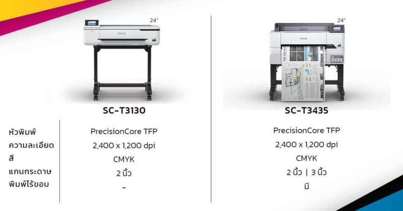 รีวิว] Epson SureColor SC-T3435 รุ่นใหม่ไฉไลกว่า หมึกเยอะกว่า ลดต้นทุน ...