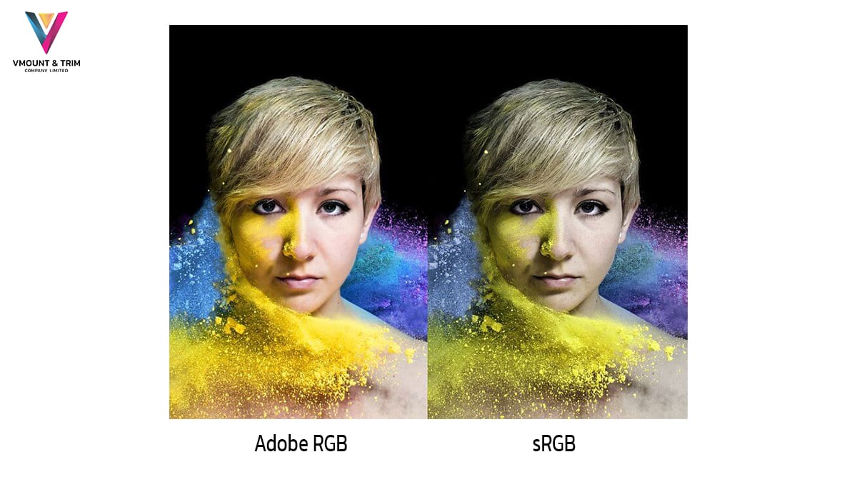 ค่าสี Adobe RGB และ sRGB เลือกแบบไหน ใช้อย่างไร? - V Mount and Trim