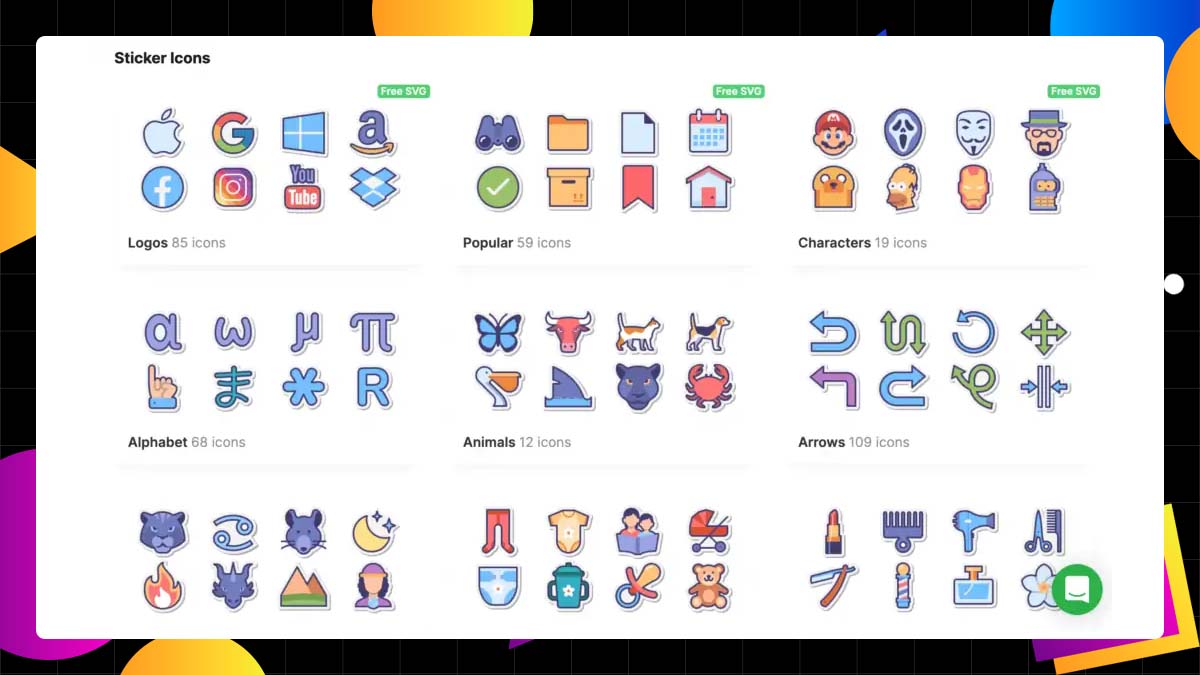 แจกฟรี! 9 เซ็ทไอคอนสวย ๆ จาก Icons8 - V Mount and Trim